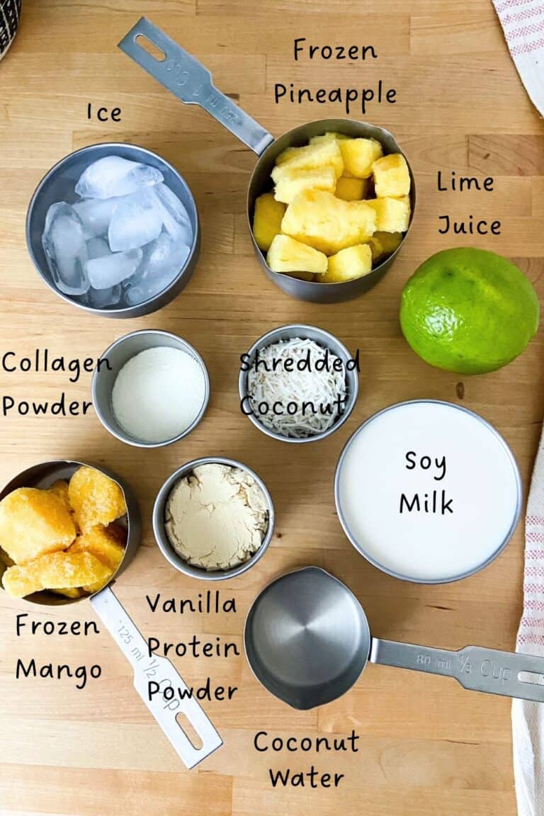 Pineapple Protein Smoothie | Creamy Tropical Flavor - Amber's Superfood ...